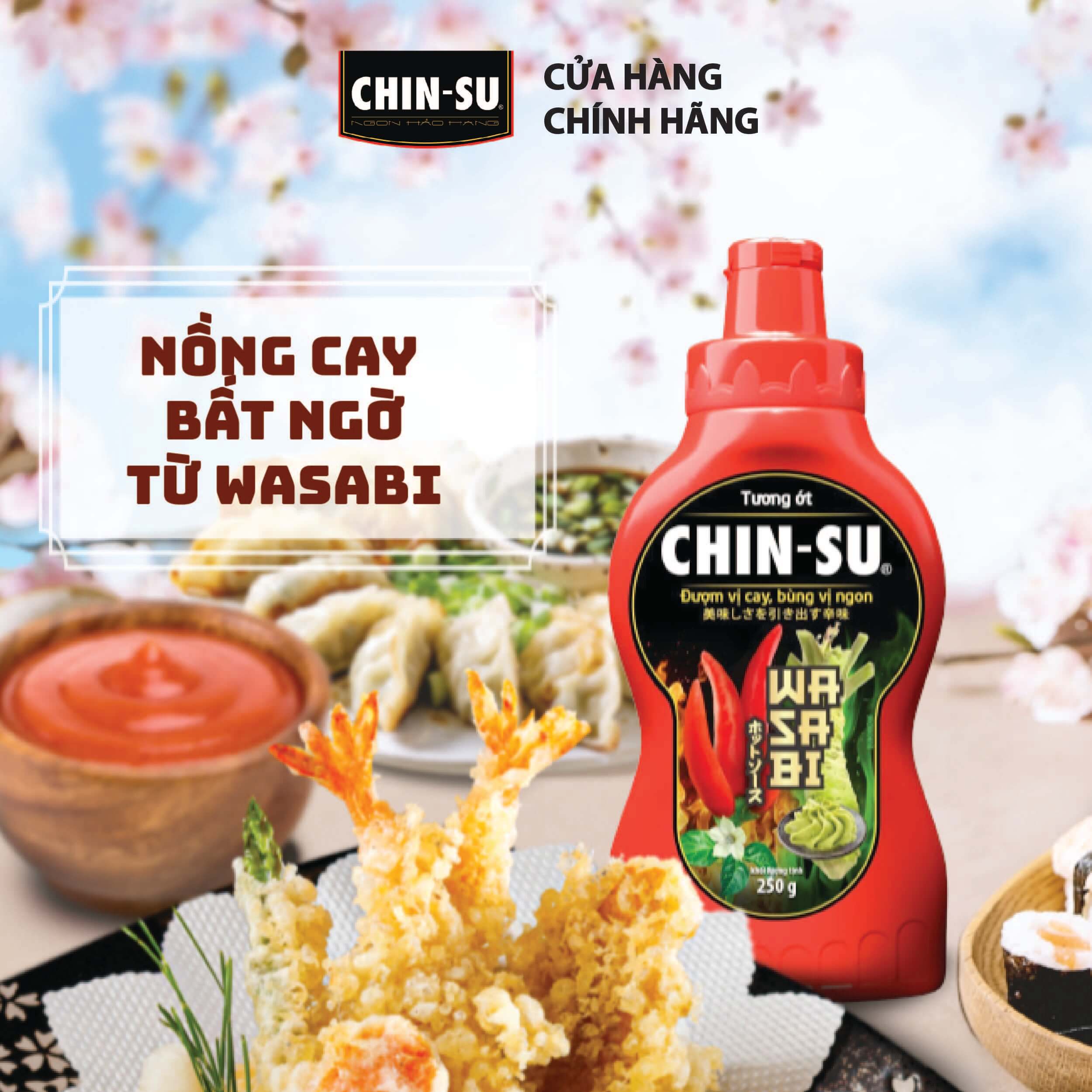 CHIN-SU Wasabi Chili sauce 250g - Masan Consumer